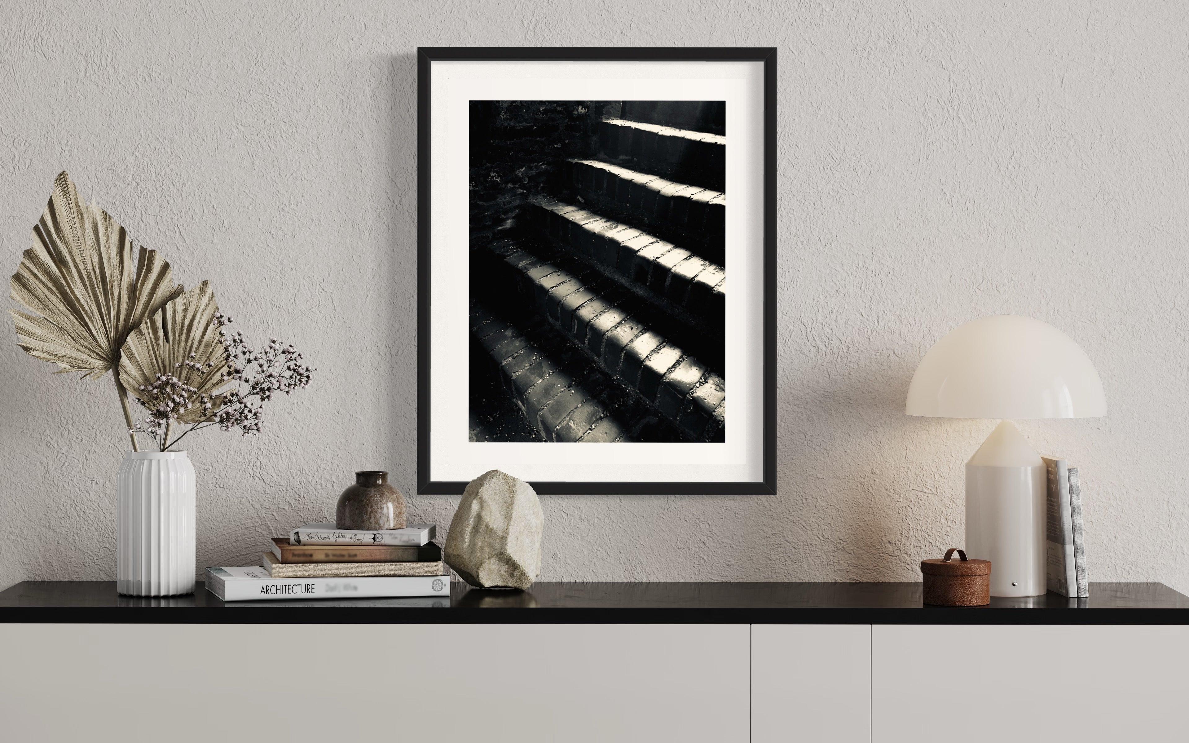Landshut Stairs, Limited Edition Print – Cutter Cutshaw Art